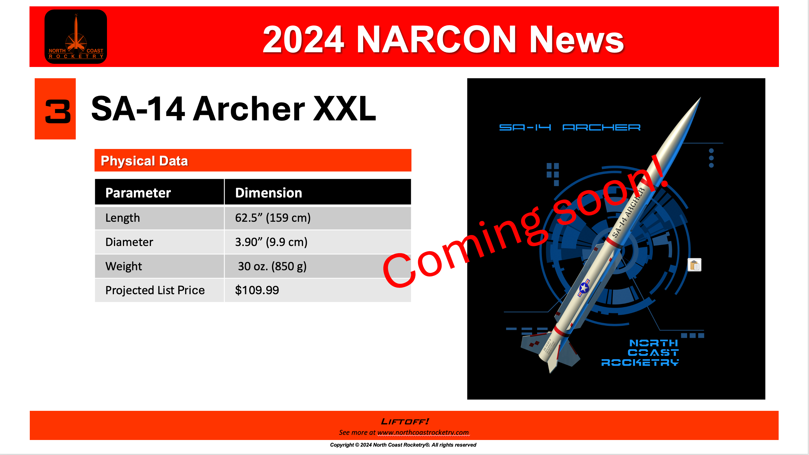 NARCON 2024 Announcements – North Coast Rocketry